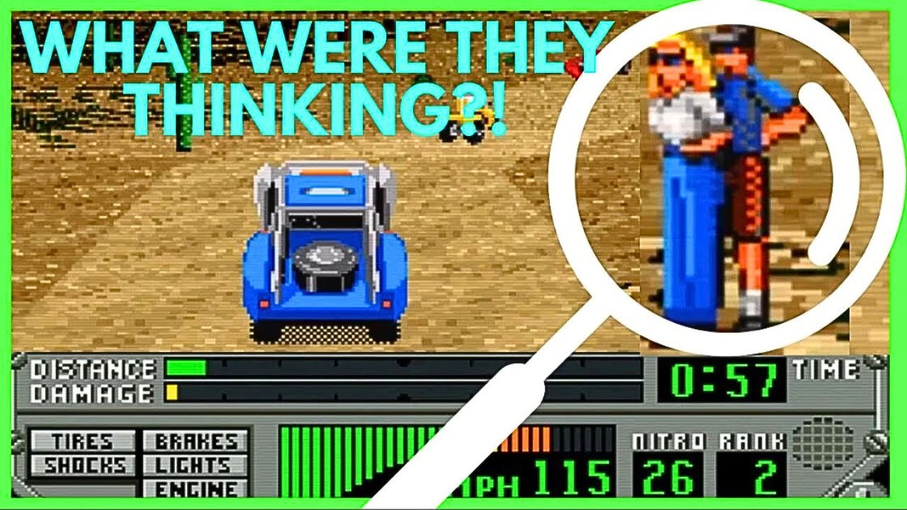 A DEADLY GAME!! Super Off Road : The Baja, SNES - YouTube