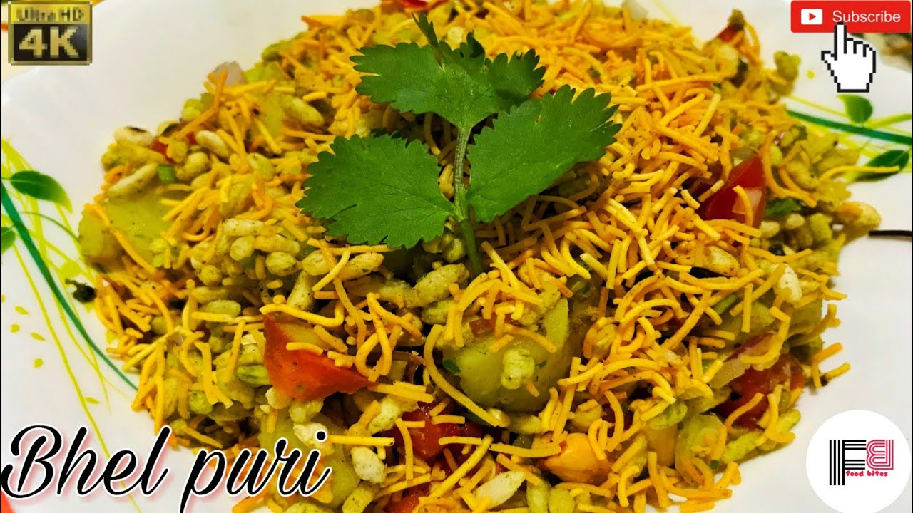 Bhel Puri recipe I how to make tasty bhel puri I food bites - YouTube
