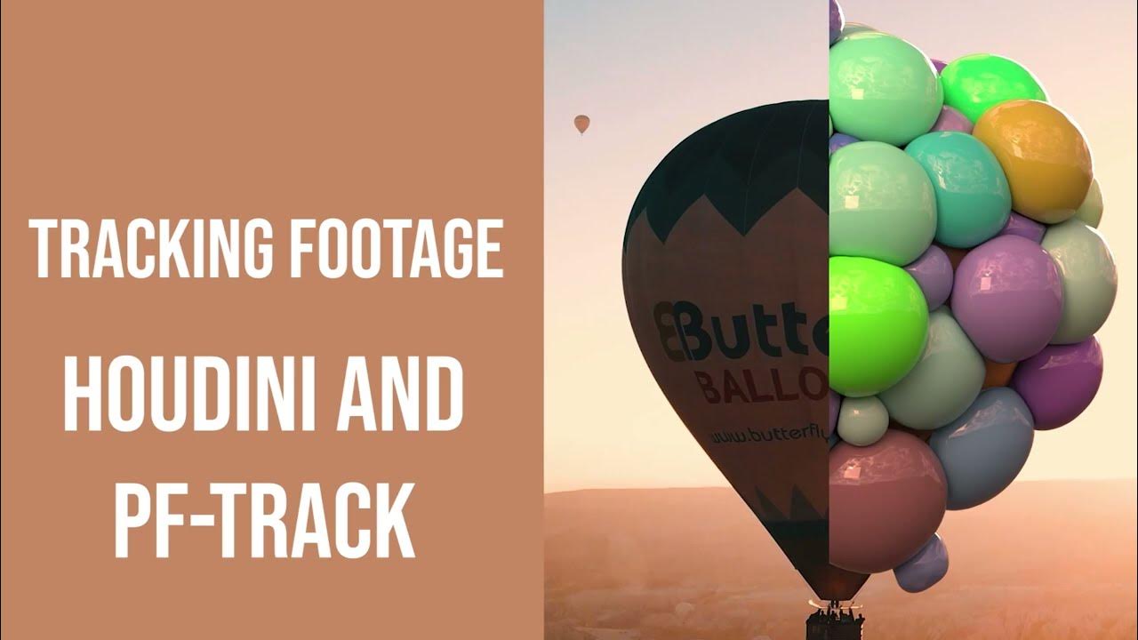 Track a footage and use it inside houdini tutorial - YouTube