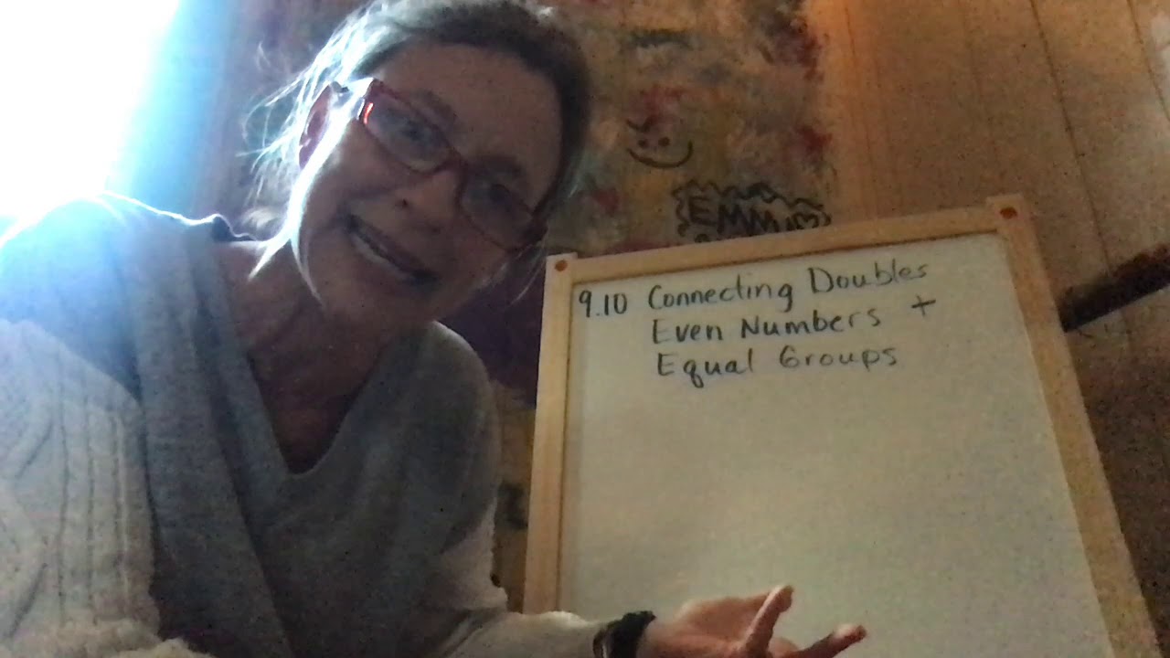 9 10 Connecting Doubles, Even Number, and Equal Groups - YouTube