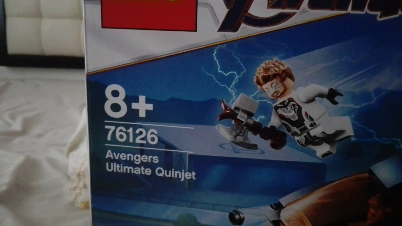 Avengers endgame ultimate quinjet review 76126 - YouTube