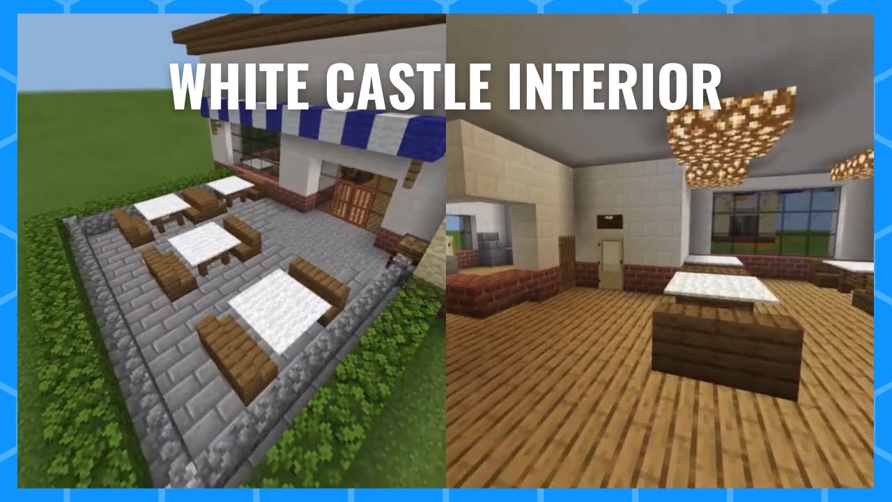 Minecraft Tutorial: How To Make White Castle! (Interior) - YouTube