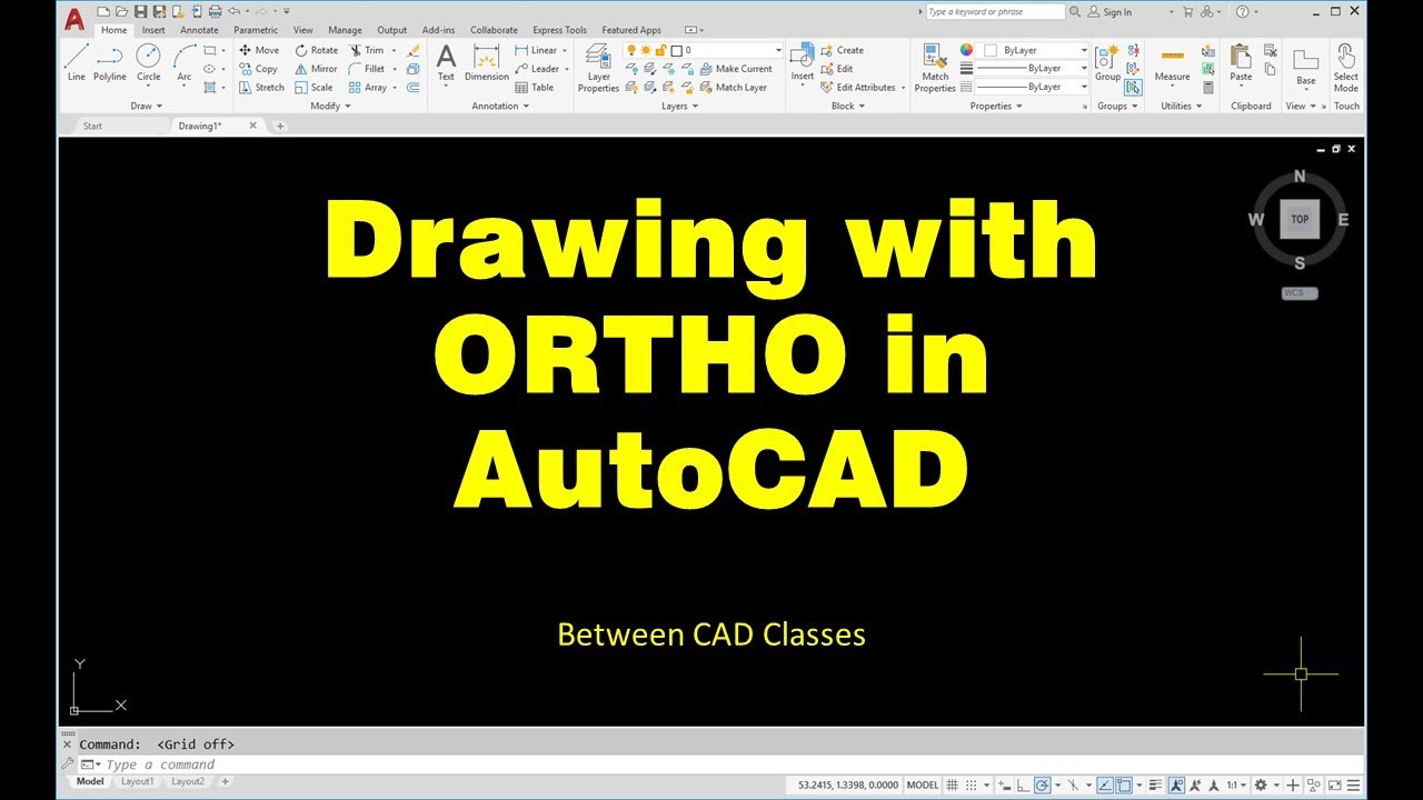 Drawing With ORTHO In AutoCAD YouTube drawing-with-ortho-in-autocad-youtube