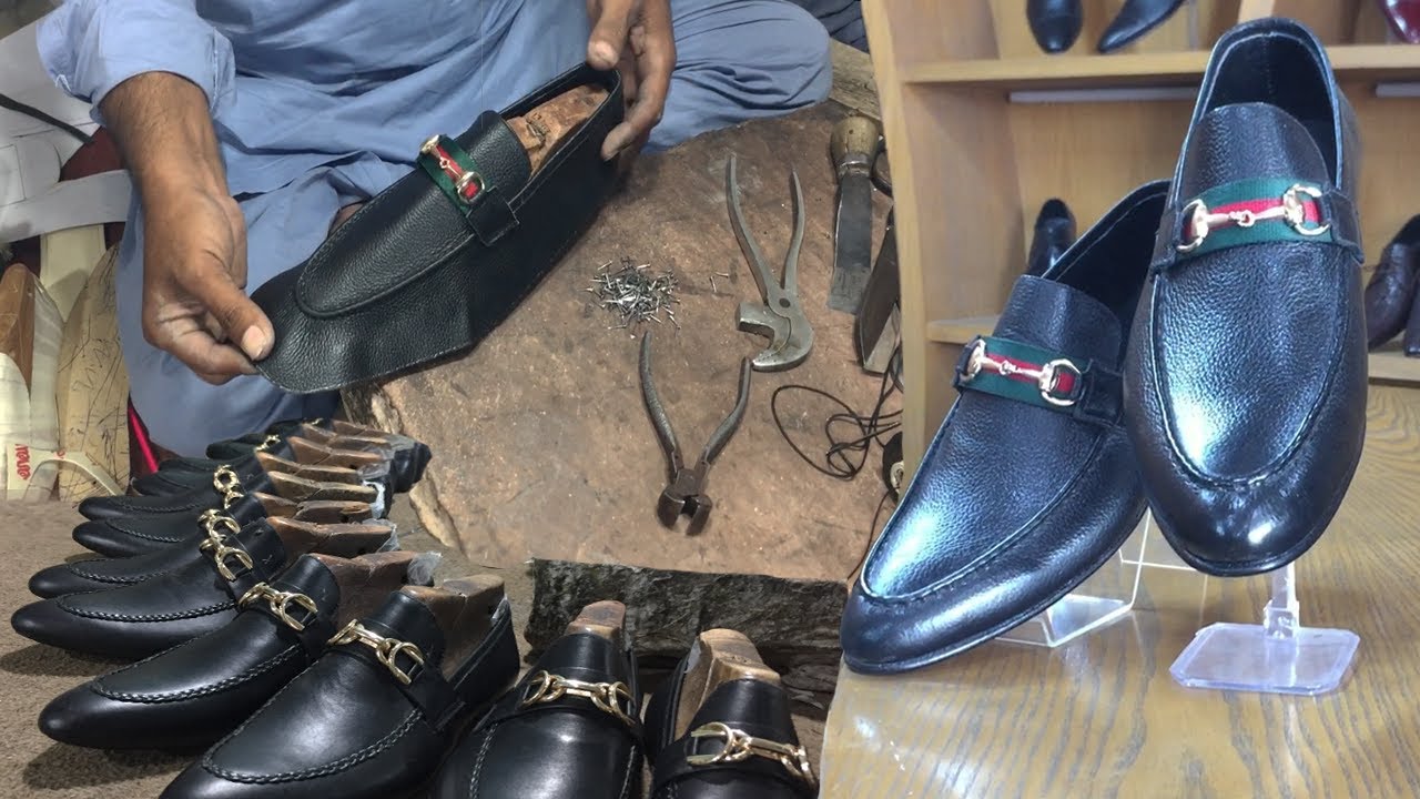 How beautiful leather fashion shoes are being made for Men | | Handmade ...