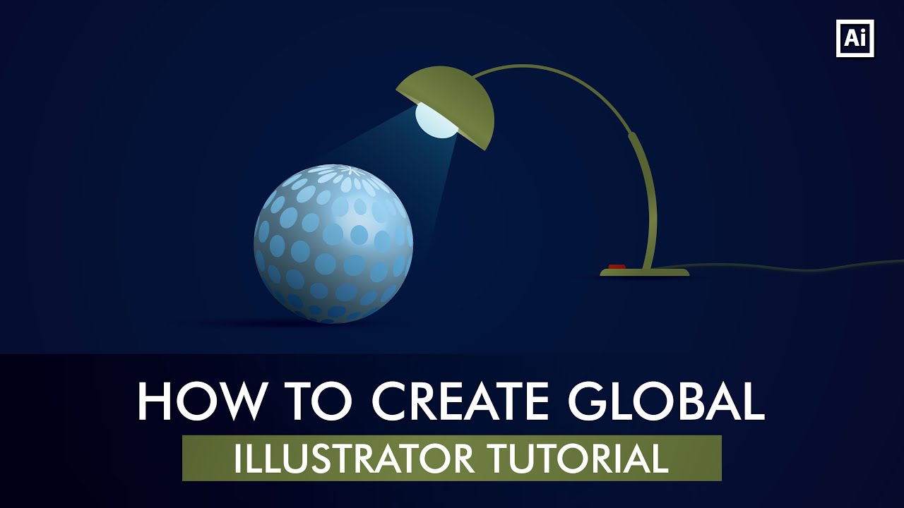 how to create global design adobe illustrator - YouTube