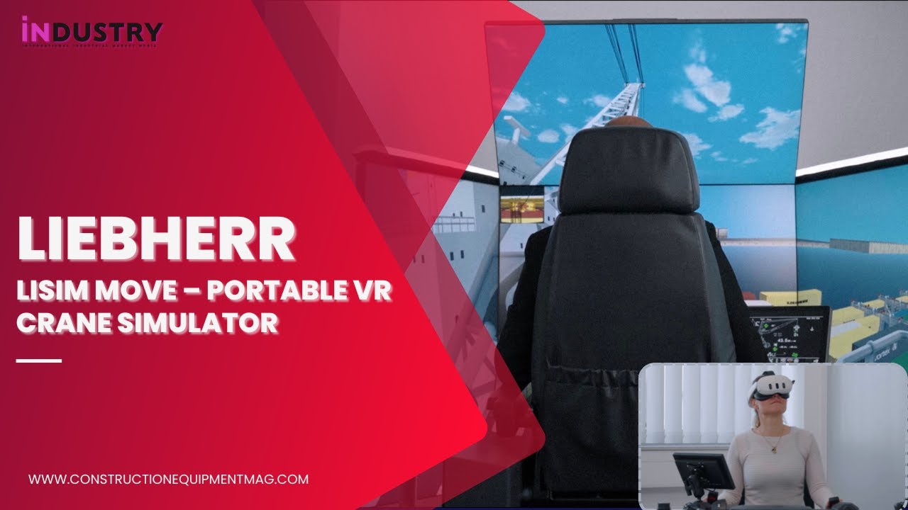LIEBHERR - LiSIM Move – Portable VR Crane Simulator - YouTube