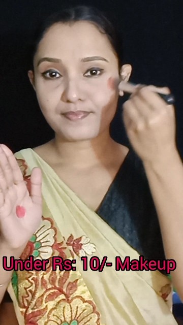 Under Rs : 10 /- Makeup Tutorial 💄#makeup #makeuptutorial # ...