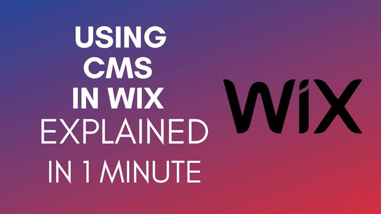 How To Use CMS In Wix (2025) - YouTube