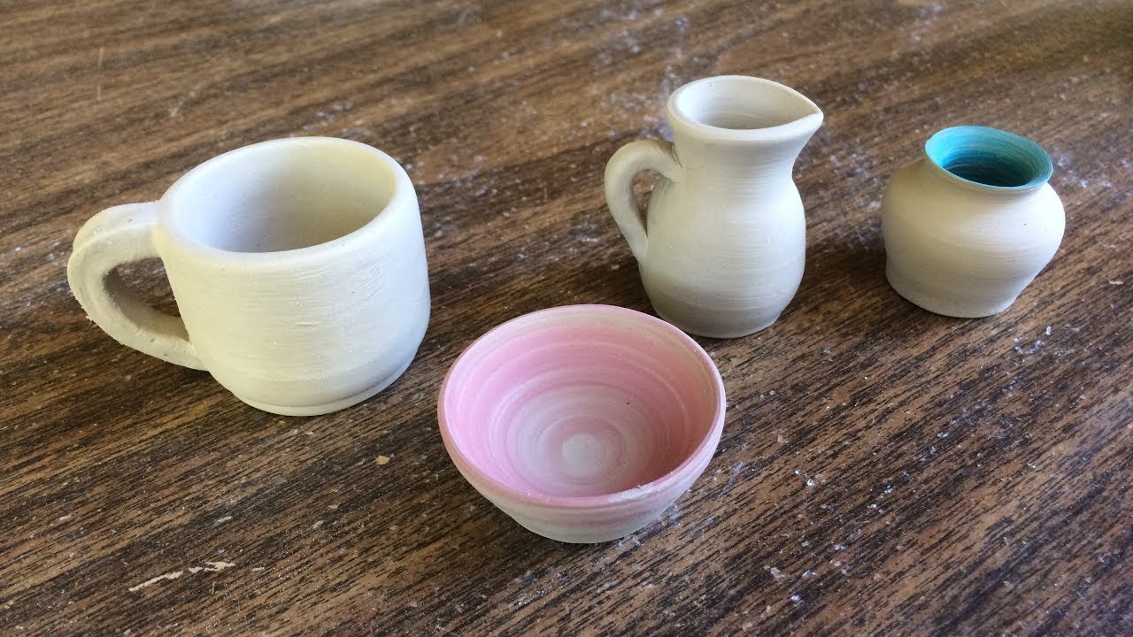 Miniature Pottery! (part 1) - YouTube