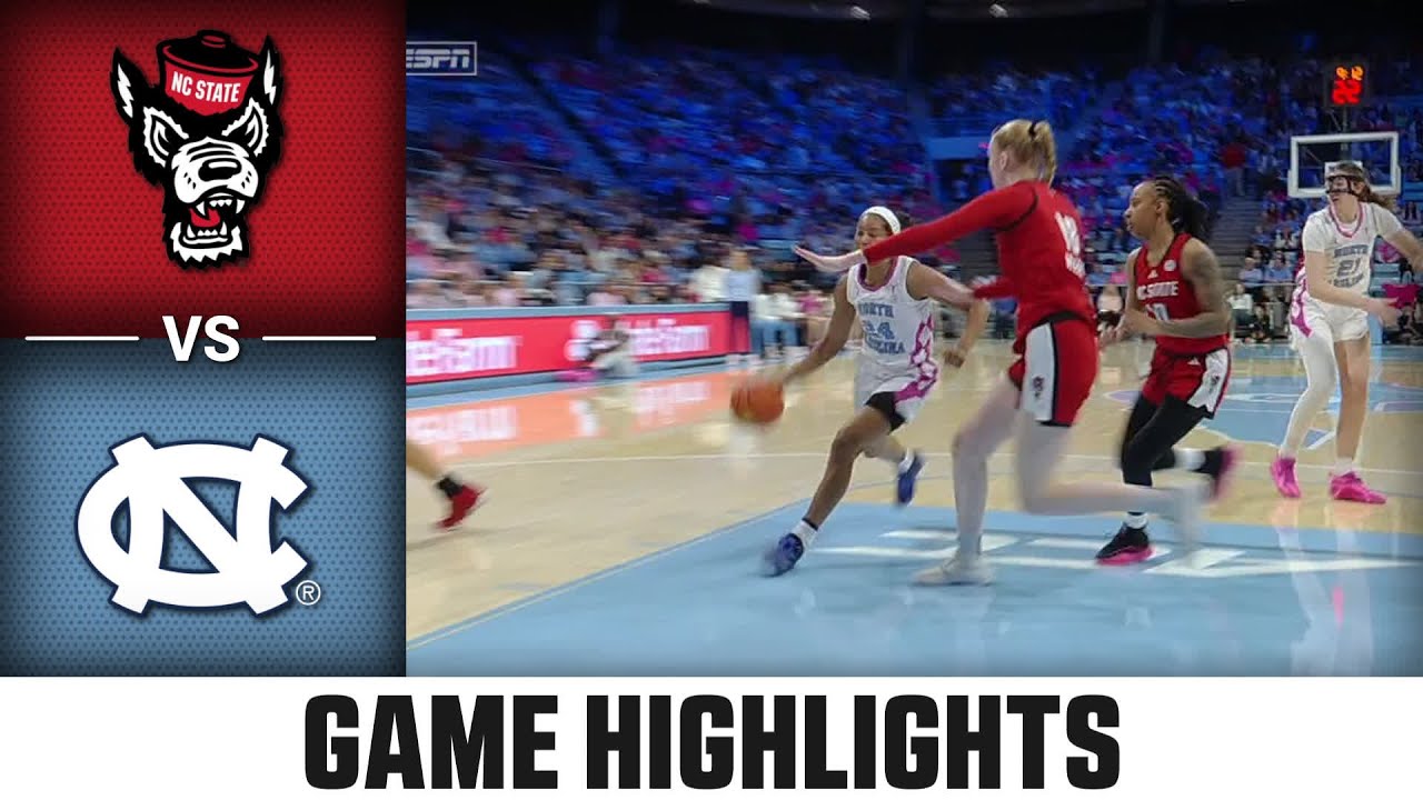 NC State vs. North Carolina Game Highlights | 2024-25 ACC Women’s ...