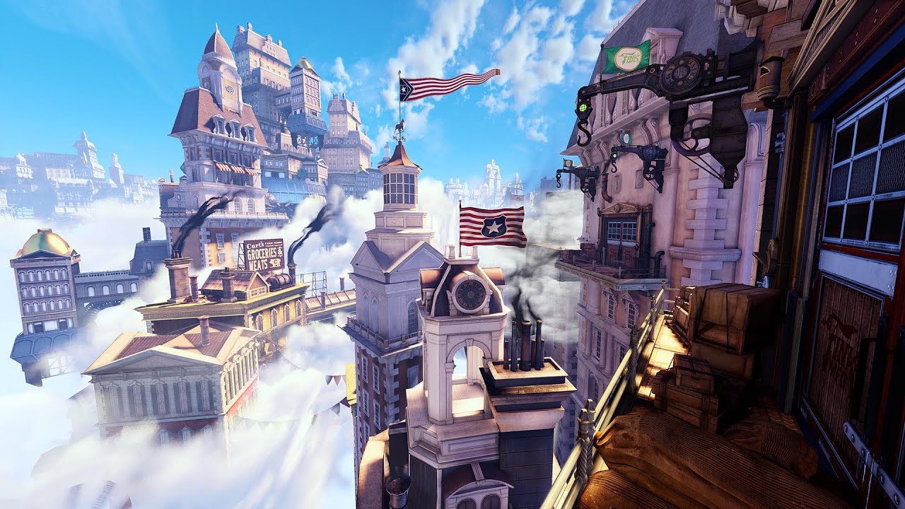 BioShock Infinite - Comstock Center Rooftops - YouTube