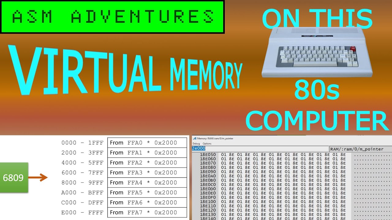 How did they do virtual memory in the 80s? - YouTube