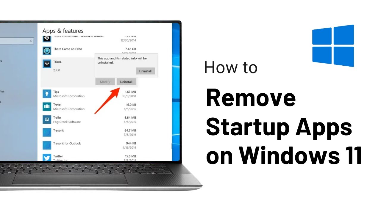 How to Remove Startup Apps on Windows 11 - YouTube