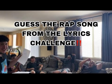 GUESS THE RAP SONG FROM THE LYRICS!! (DO THEY KNOW THEM?) - YouTube