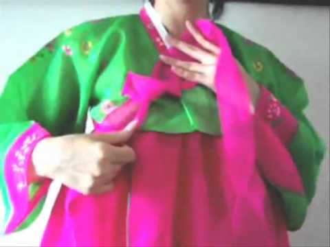 한복 옷고름 Otgoreum - YouTube