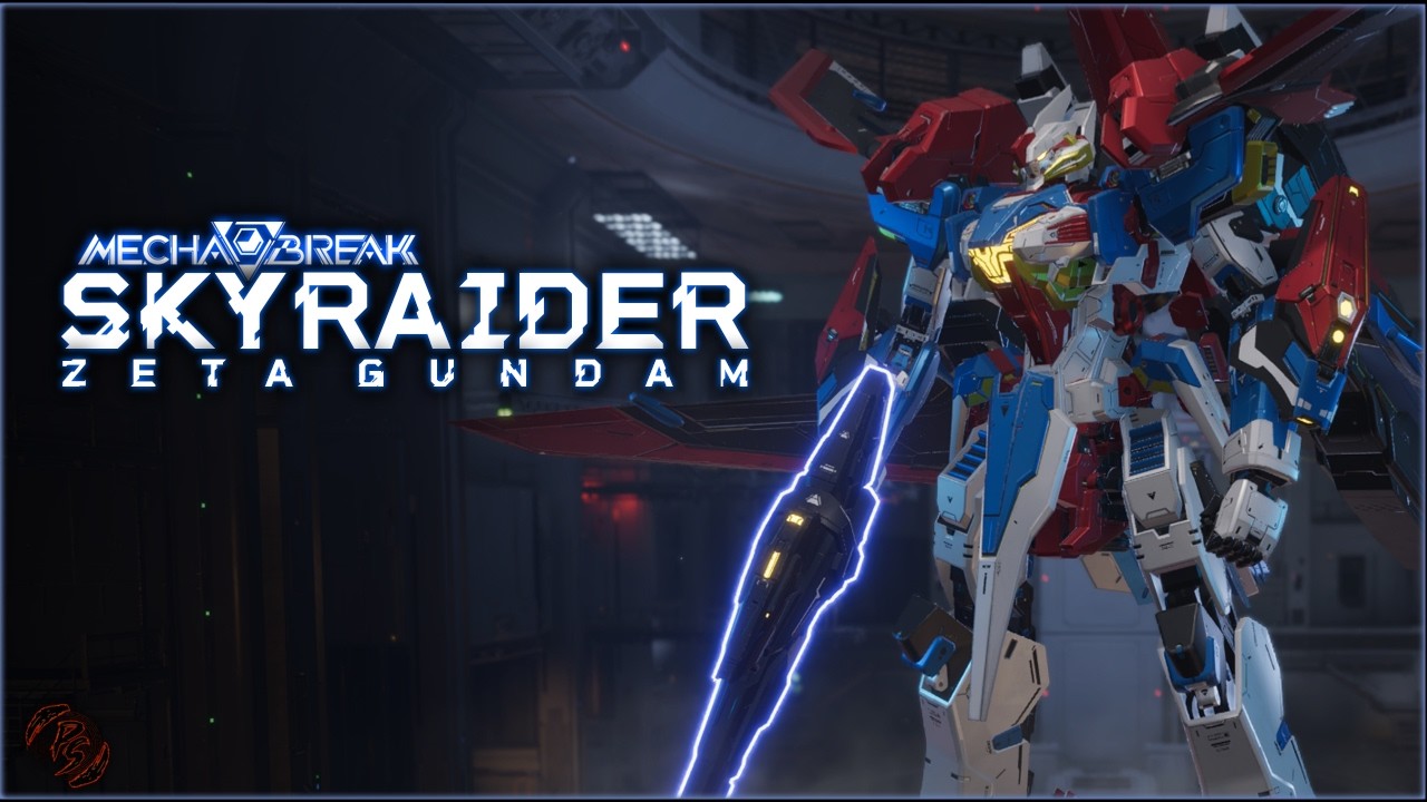 I re-painted Skyraider with Zeta Gundam color in Mecha BREAK - YouTube