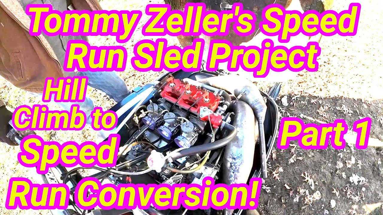 Tommy Zeller's Speed Run Sled Project Part 1. PSI Genisis II Polaris ...