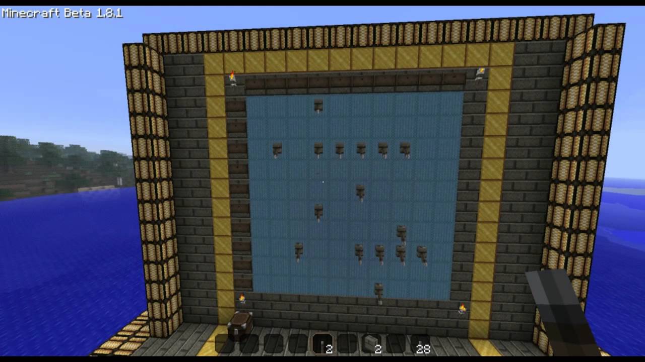 OSW Special - Minecraft - Fully Functional Battleship Game - YouTube