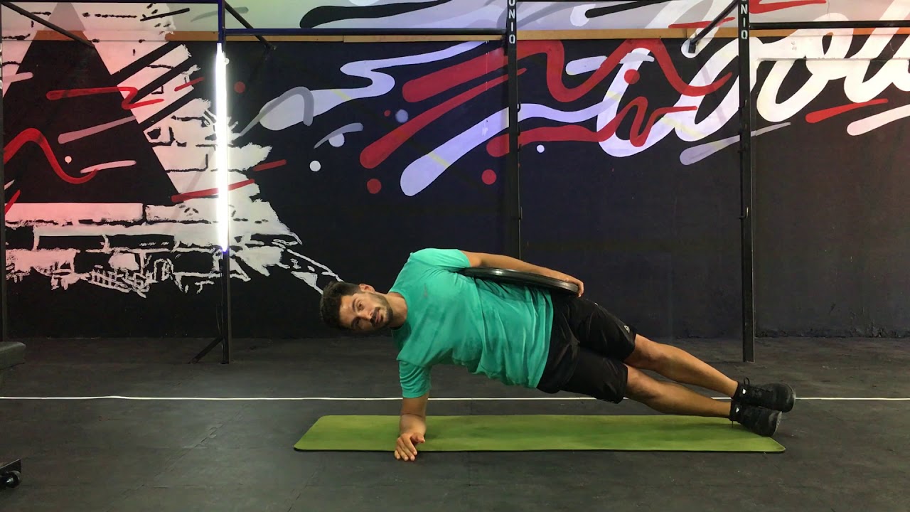 CORE lateral con carga - YouTube