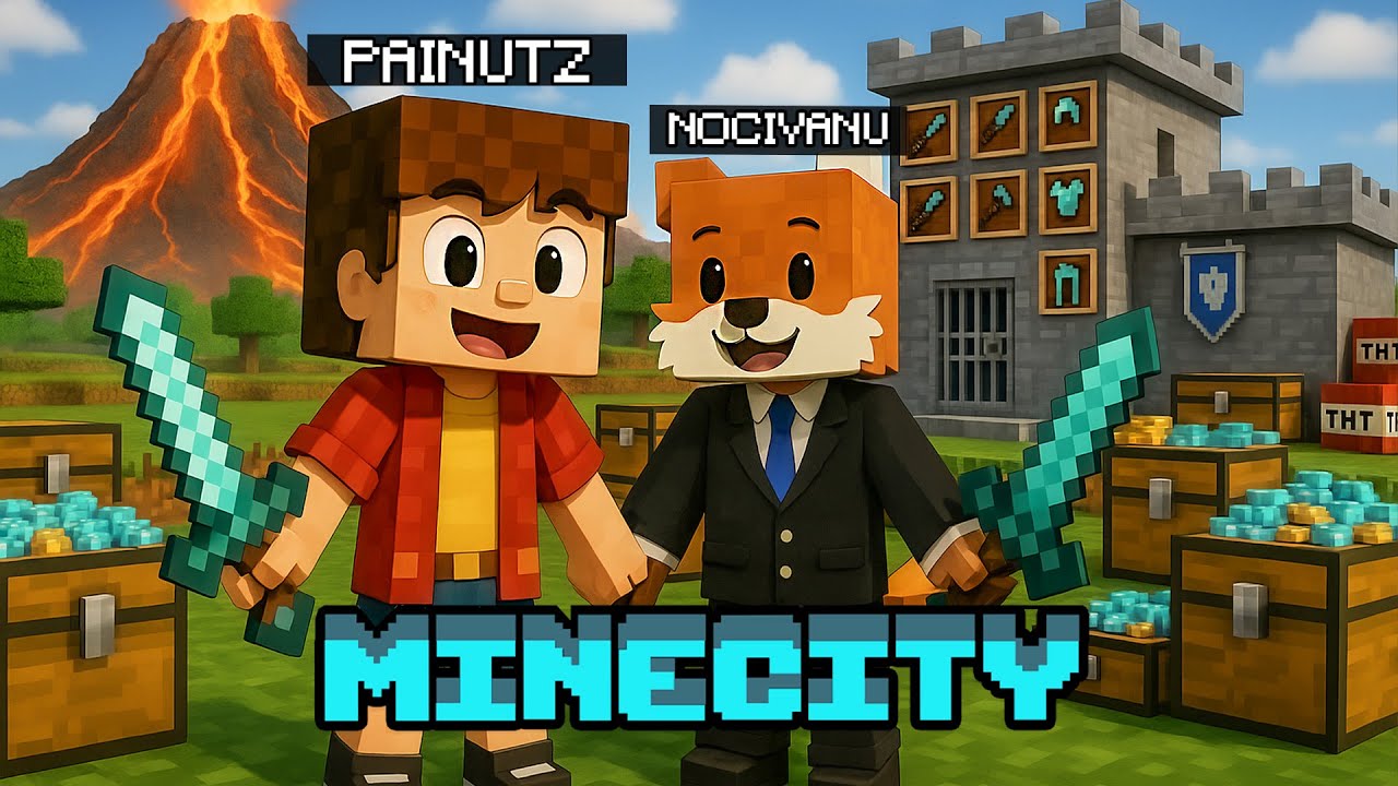 M-am ALIAT cu NOCIVANUL pe MINECITY - !! (e secret) - YouTube
