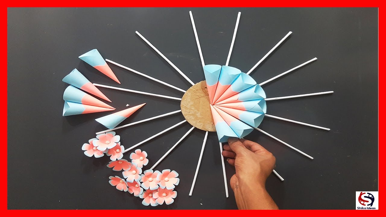 Unique Paper Wall Hanging Craft / Paper Craft for Home Decor / Paper ...
