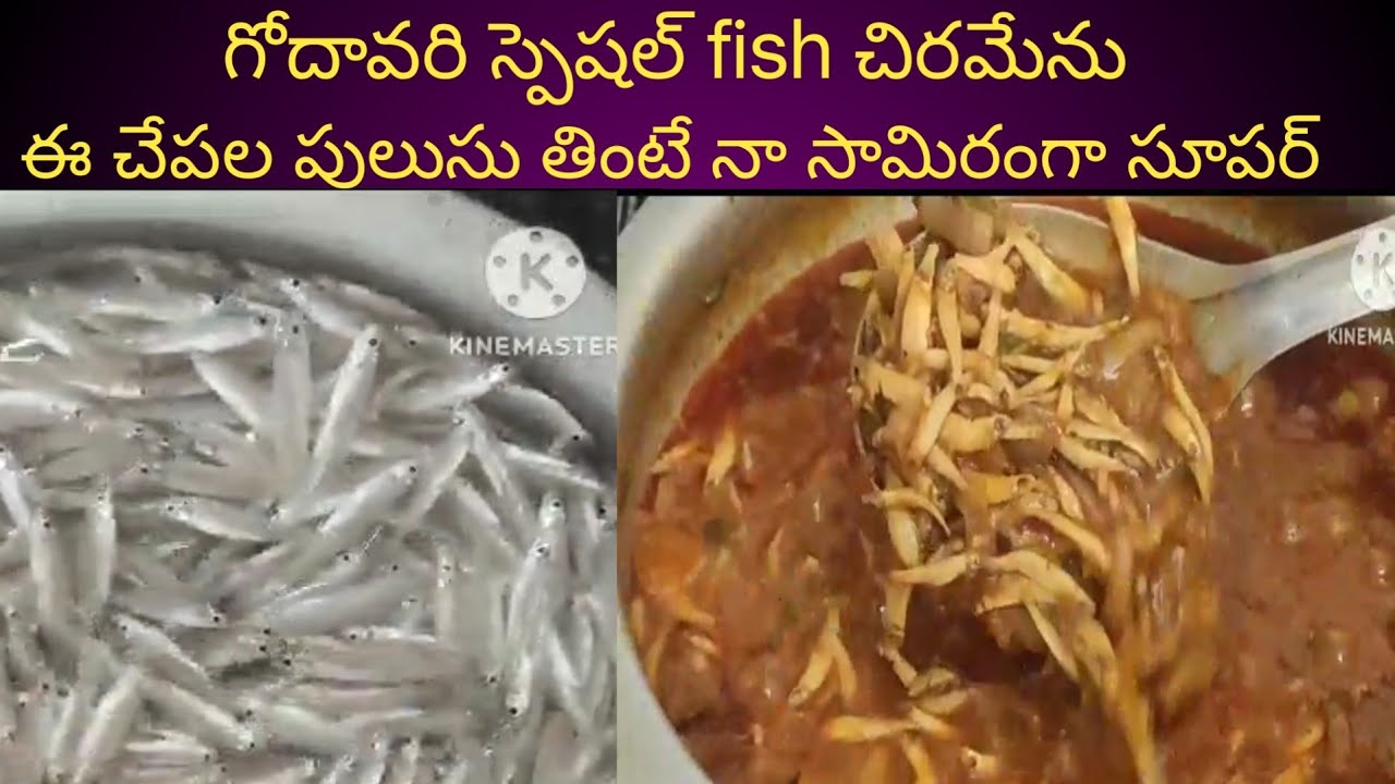 గోదావరి స్పెషల్ ఫిష్ చీరమీను.. తింటే స్వర్గమే# cheeramenu ఫిష్ ...