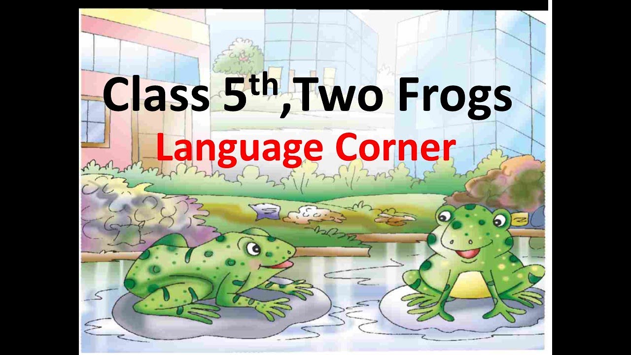 5th English Lesson 2 Two Frogs Language Corner - YouTube