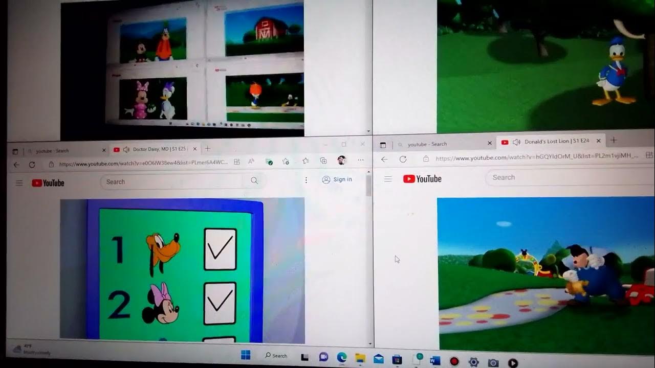 up to faster 7 parison to mickey Mouse clubhouse - YouTube