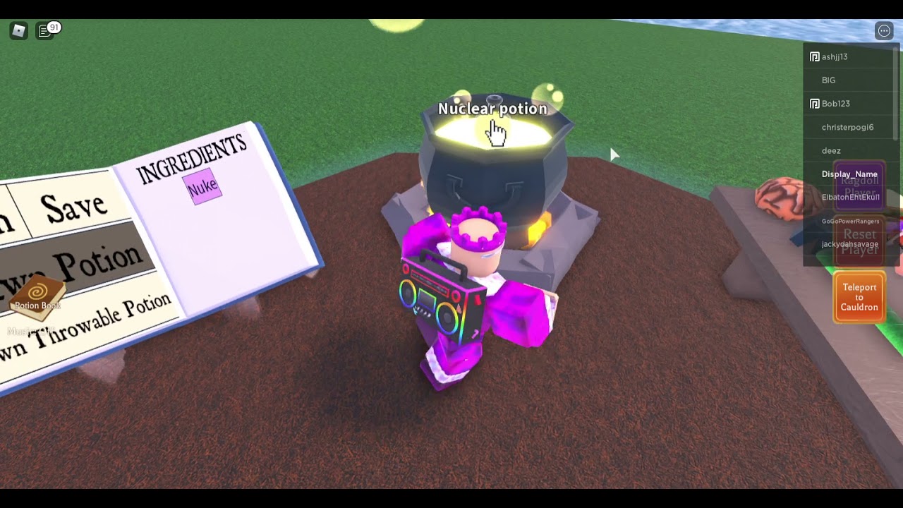 HOW TO MAKE NUKE POTION (Wacky Wizards) - YouTube