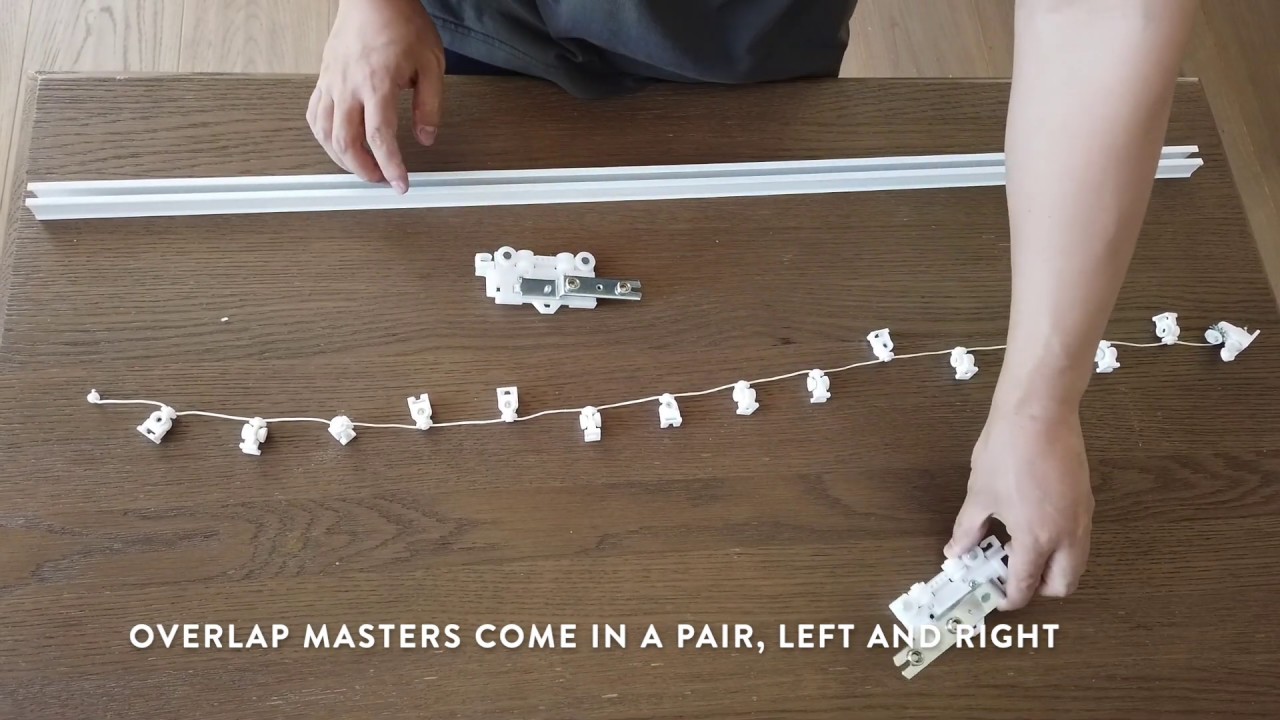 How to assemble and attach ripple fold overlap masters - YouTube