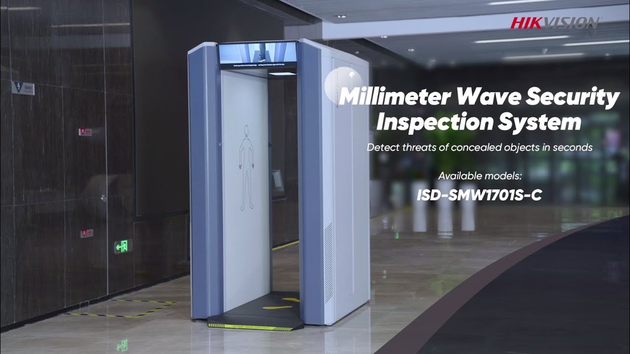 Millimeter Wave Security Inspection System ISD SMW1701S C YouTube