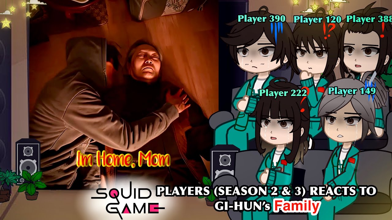 💔SQUID GAME (Season 2 & 3) CAST/PLAYERS React to GI-HUN’FAMILY/PAST ...