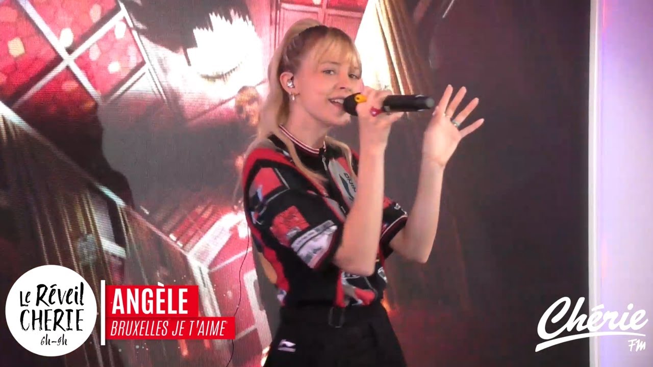 ANGÈLE "Bruxelles je t'aime" en live dans Le Réveil Chérie - YouTube