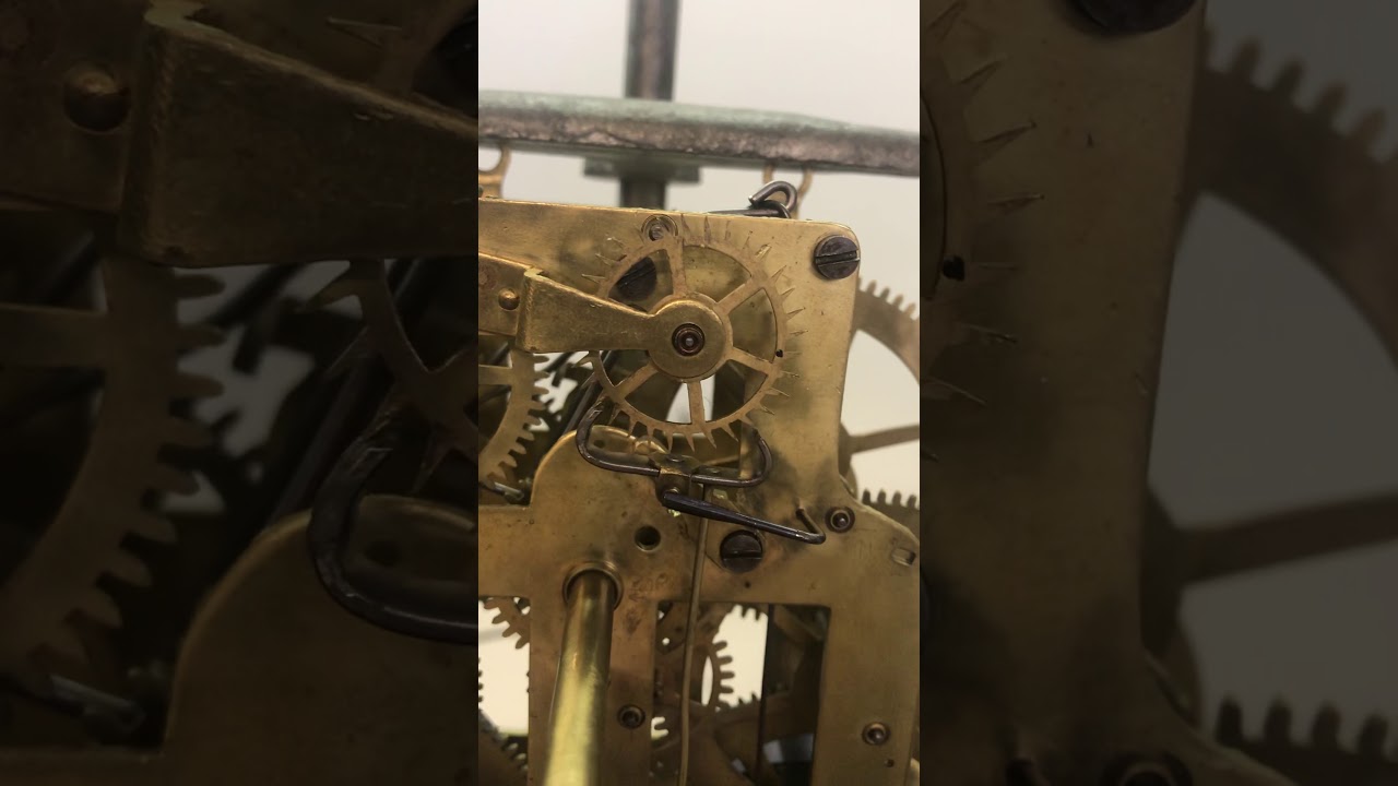 Seth Thomas with pendulum - YouTube