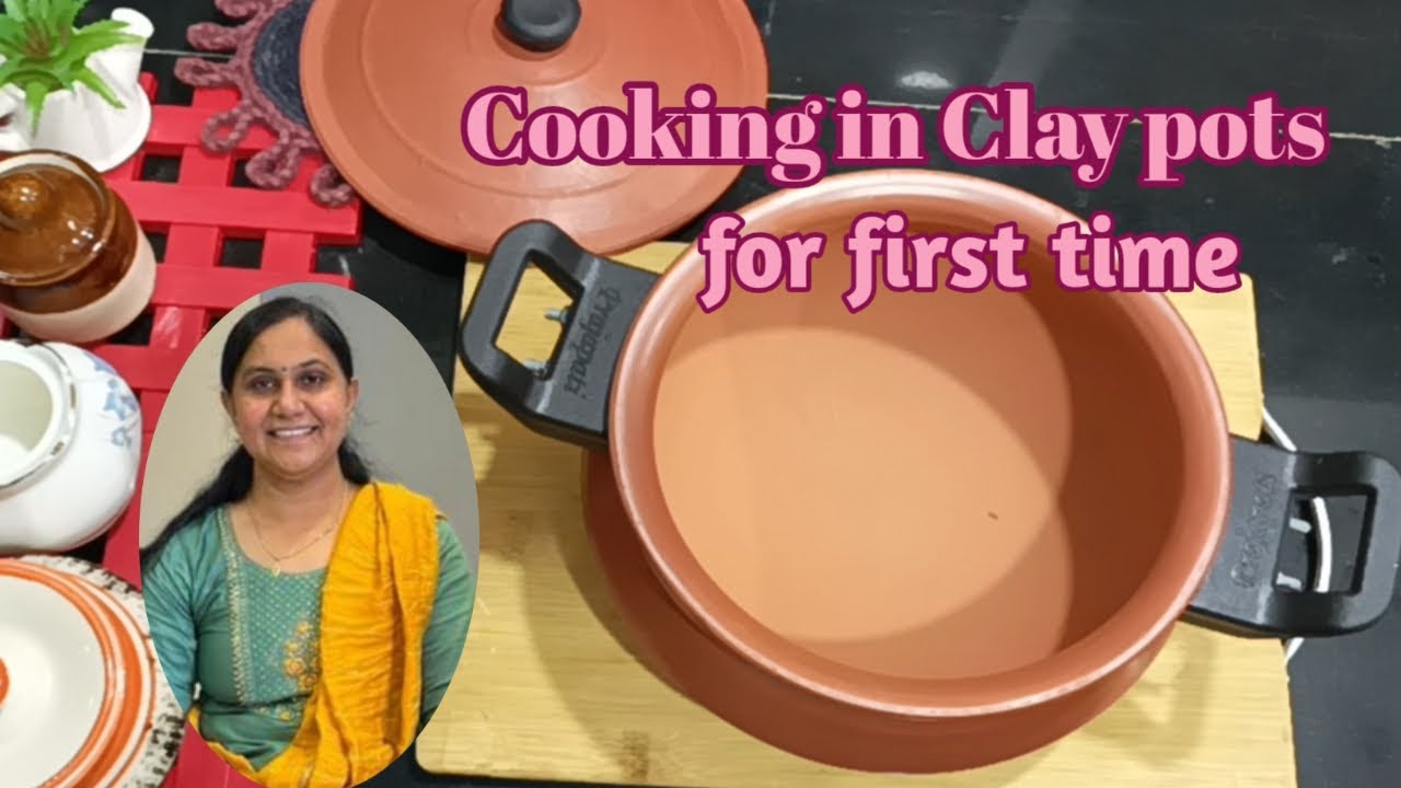 How to use clay pot for the first time/pot seasoning/Clay pot cooking ...