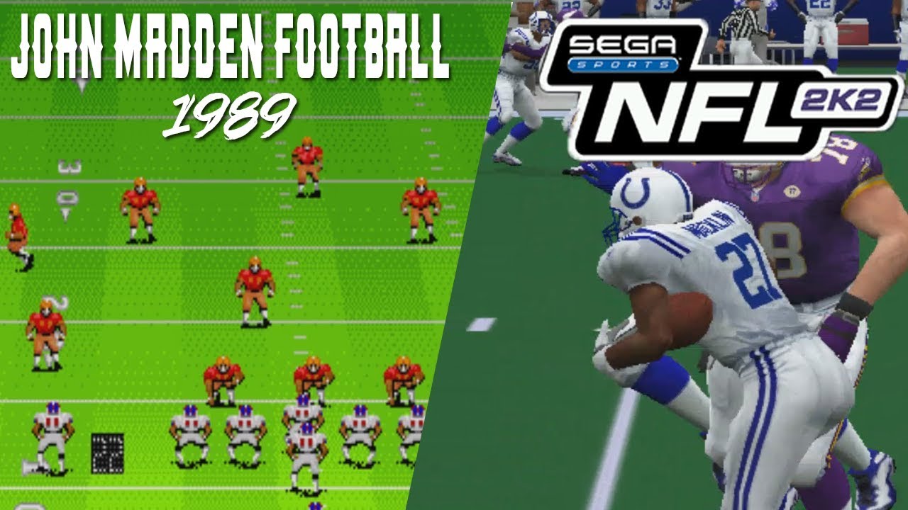 Playing The FIRST EVER NFL Football Games! - YouTube