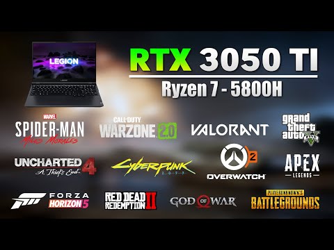 RTX 3050 Ti Laptop Gaming Test in 12 Games | Ryzen 7 5800H | 1080p 2023