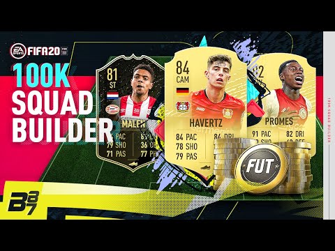 INSANE 100K SQUAD BUILDER! | FIFA 20 ULTIMATE TEAM