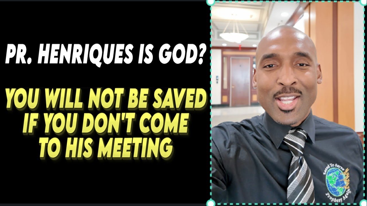 Pastor Andrew Henriques Blasphemy: If You Don't Come To His Retreat You ...