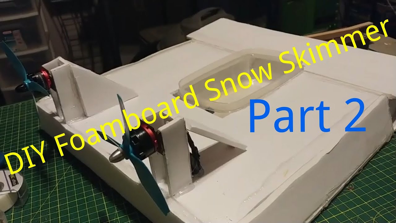 DIY: Foamboard Snow Skimmer: Part 2 - YouTube