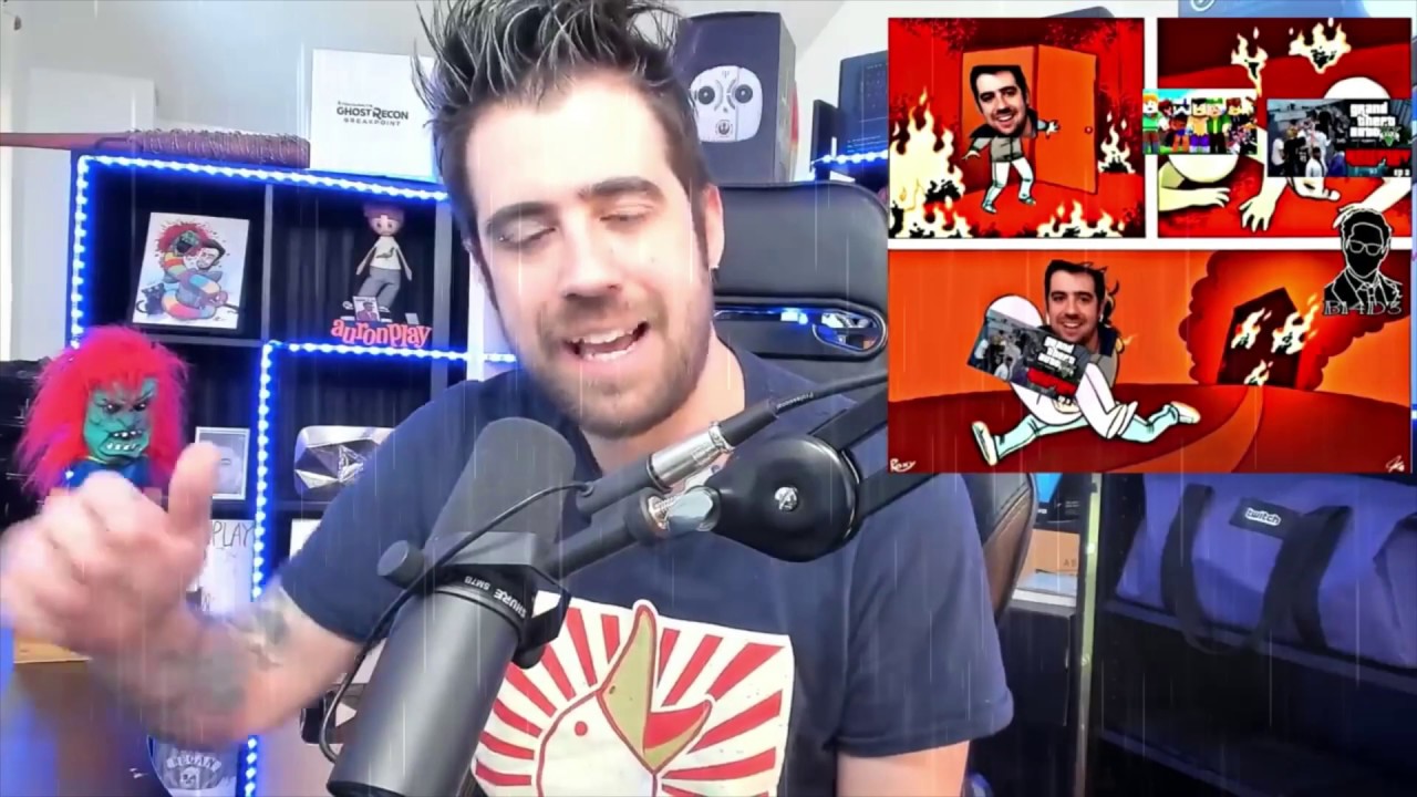 REACCIONANDO A MIS MEMES #5 - AuronPlay (Potenciado) - YouTube