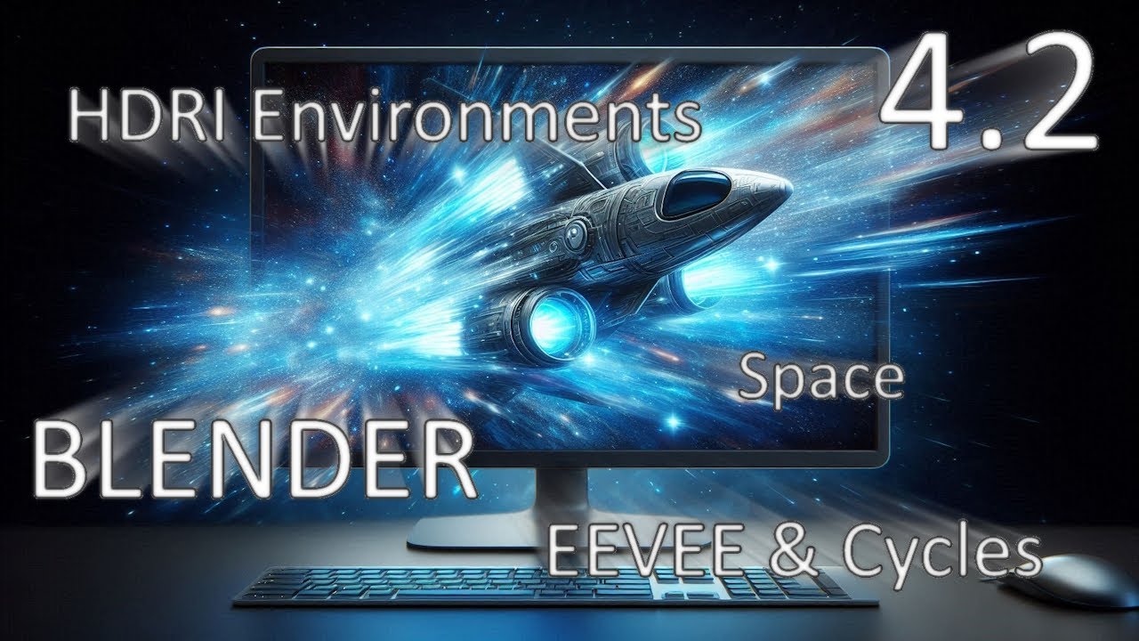 Easy Blender 4.2 Space HDRI Environments in EEVEE and Cycles - YouTube