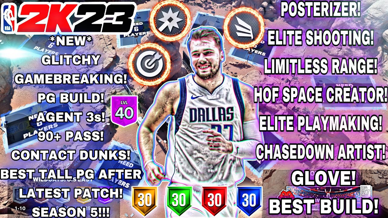 *NEW* GLITCHY GAMEBREAKING 3PT PLAYMAKER PG BUILD IS GODLIKE! NBA 2K23 ...