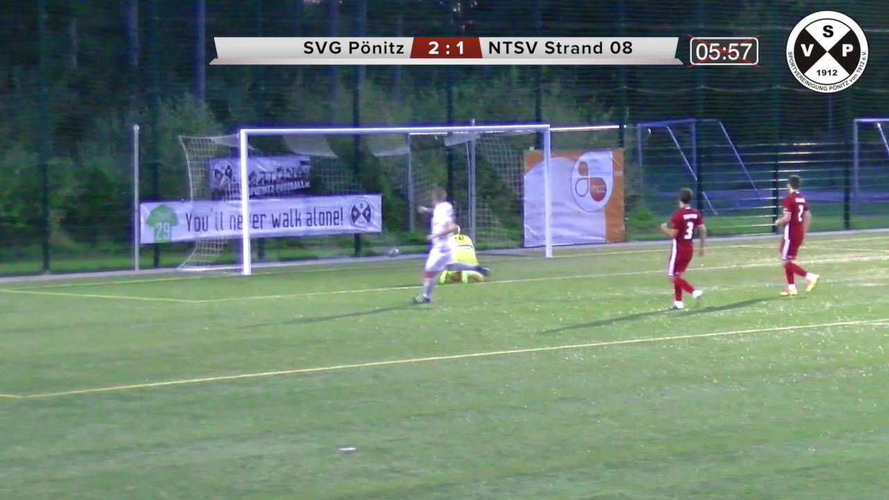 SVG Pönitz ./. NTSV Strand 08 - Die Tore - YouTube