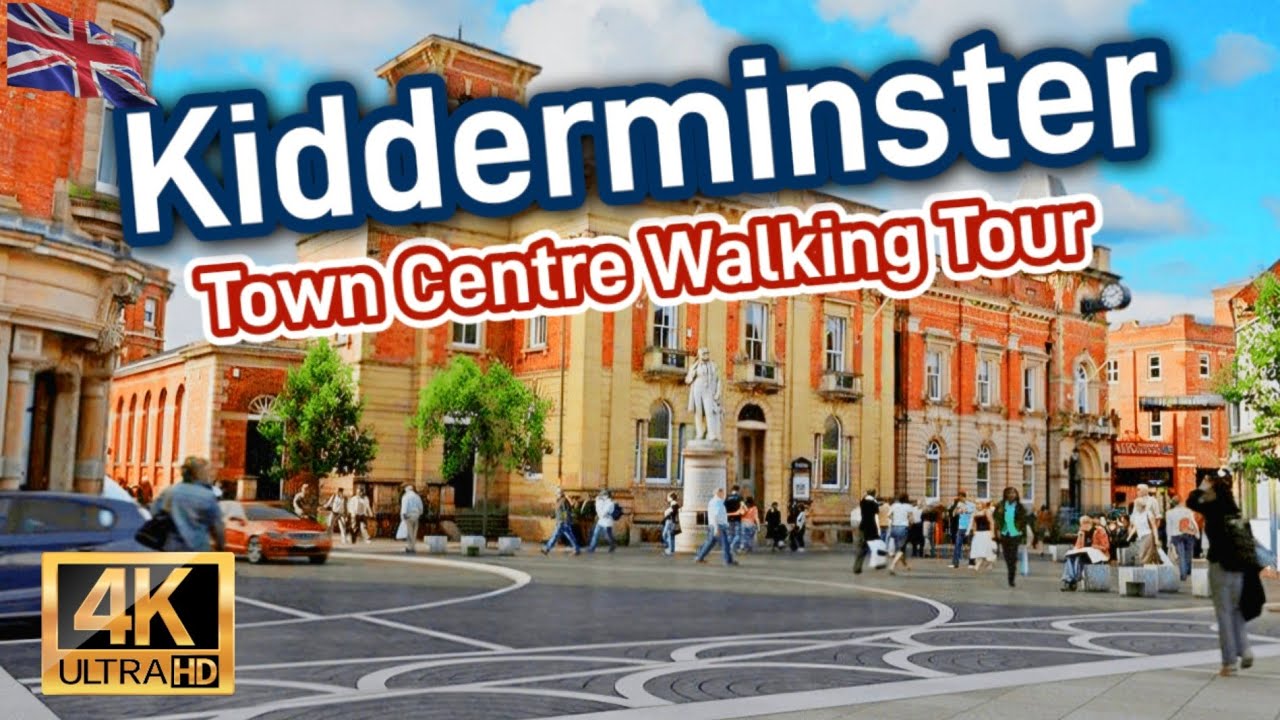 Kidderminster Town Centre Walk: 4K - YouTube