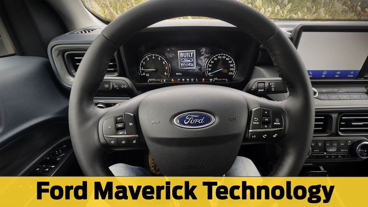 Steering Wheel and Cluster in the Ford Maverick (2022 - 2024 model ...