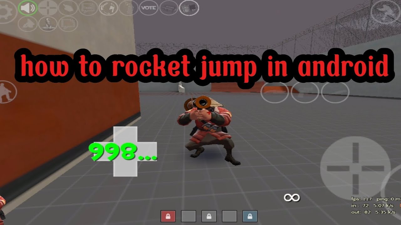 Tf2 mobile: tf2 legacy android: how to rocket jump in android - YouTube
