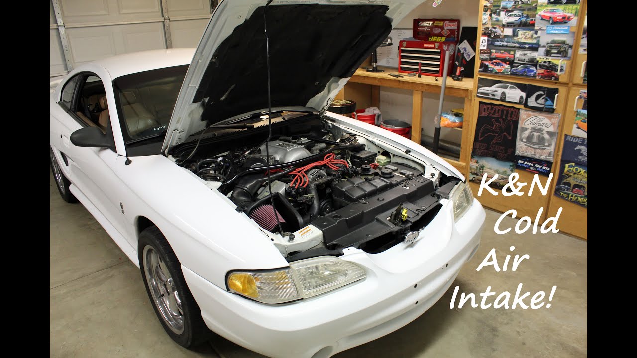 97 Cobra Cold Air Intake Install and Test Drive! - YouTube