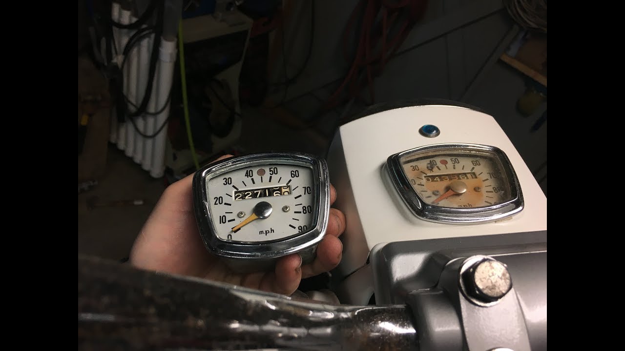 Honda Baby Dream Benly Speedometer Dissasembly And Cleaning - YouTube