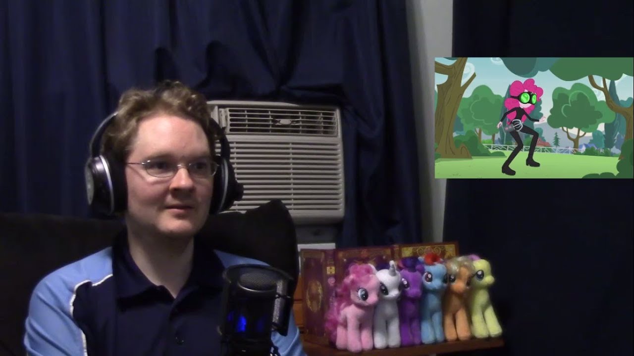 MLP EQG Friendship Games Short 2 Pinkie Spy Blind Reaction - YouTube